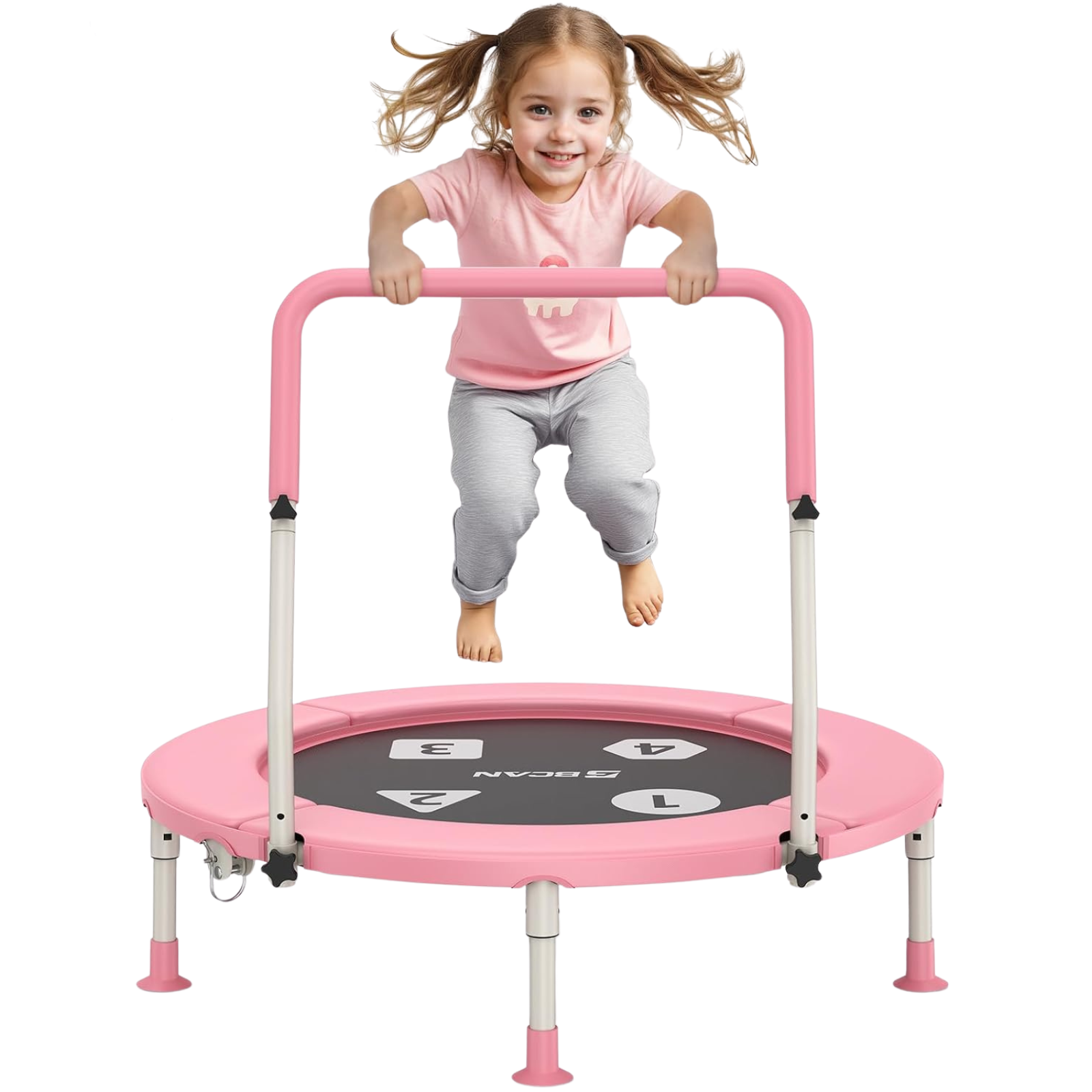 Bcan BT1 Toddler Foldable Mini Bungee Trampoline 36" – FED Fitness