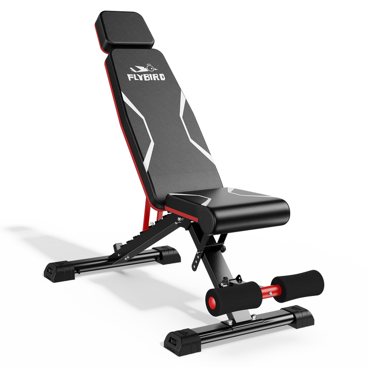 FLYBIRD WB3 Foldable Adjustable Bench With Headrest – FED Fitness