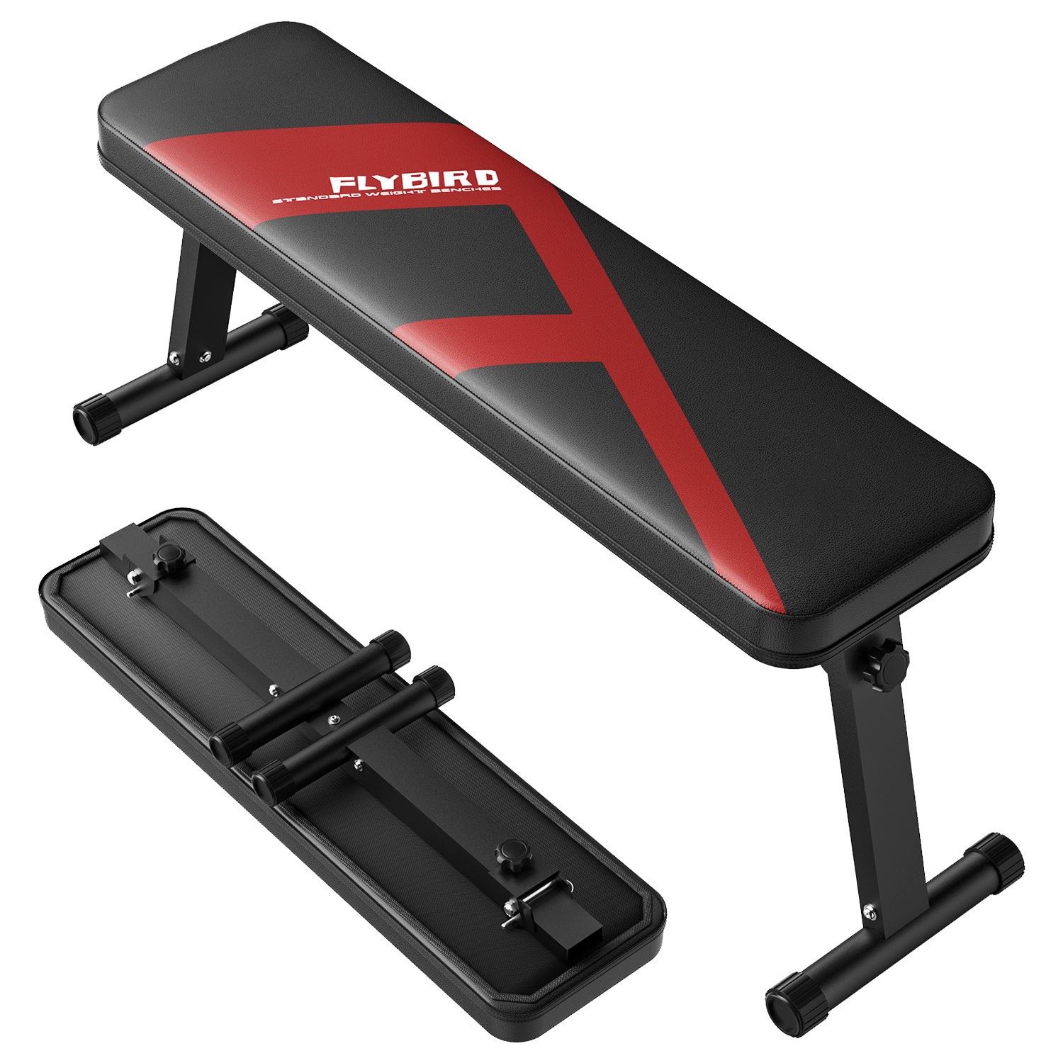 Flybird Foldable Flat Weight Bench - 600/1000 LBS – FED Fitness
